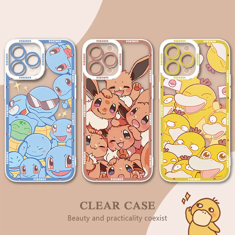 Cartoon-P-Pokemon-Soft-Silicone-Case-For-iPhone-15-14-Pro-Max-13-12 ...
