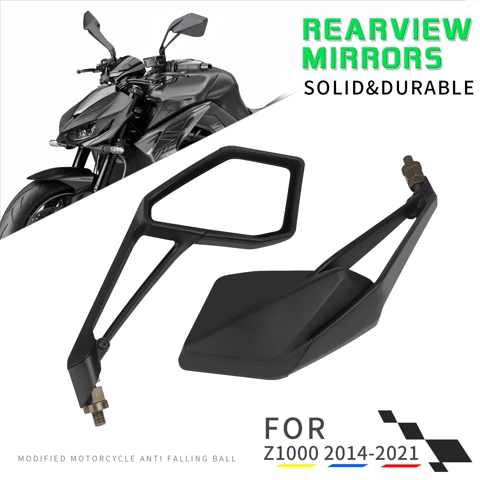 For-Kawasaki-Z1000-Z-1000-2014-2021-2016-2015-Motorcycle-Rear-View ...