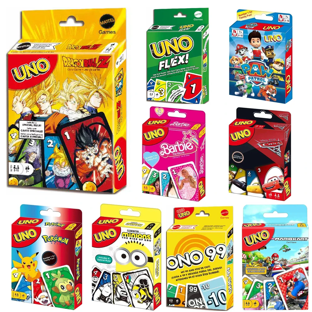 Mattel-UNO-FLIP-uno-No-mercy-Game-Family-Funny-Entertainment-Board-Game ...