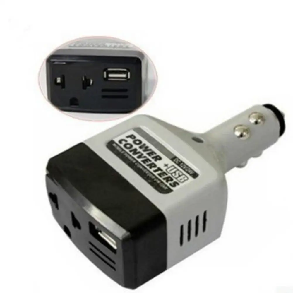 Car-Power-Inverter-12V-24V-To-220V-USB-Charger-Universal-Car-Power ...