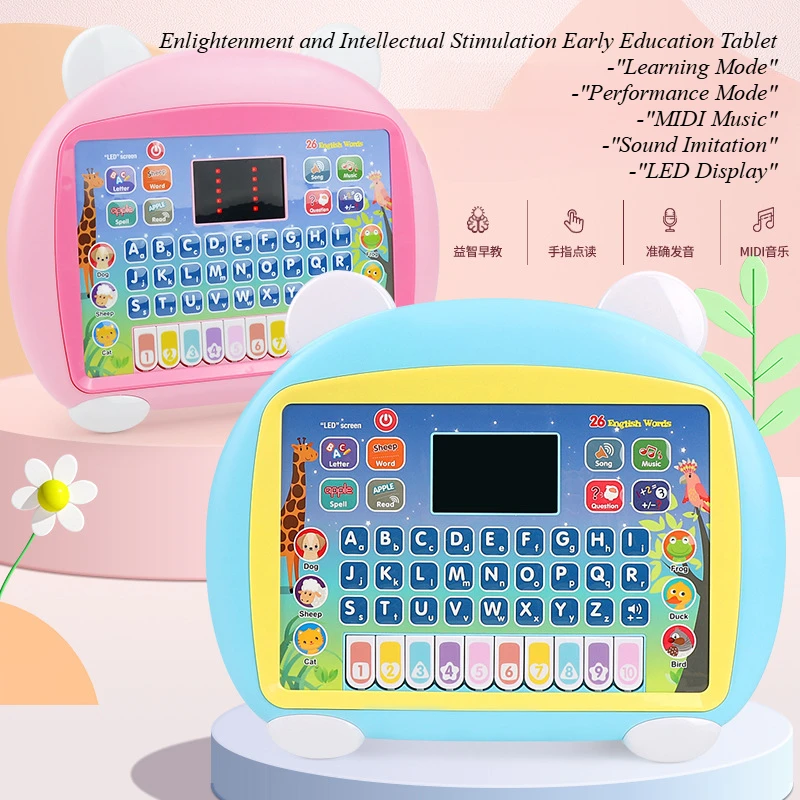 Children-Learning-Machine-Toy-Alphabet-Math-Music-Animal-Learning ...