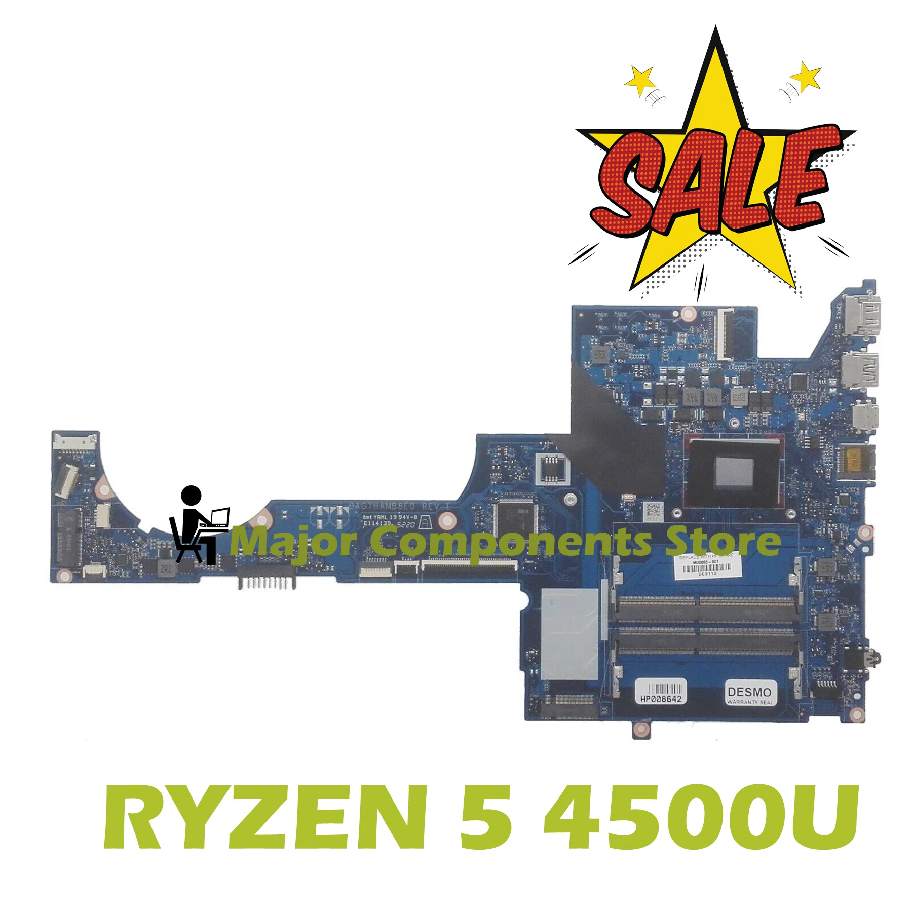 PCNANNY FOR HP PAVILION 15-EH MOTHERBOARD M08866-001 M95042-001 ...