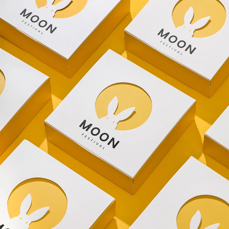 5pcs/lot Mid-autumn Mooncake Packaging Box Creative High-end Gift Box ...