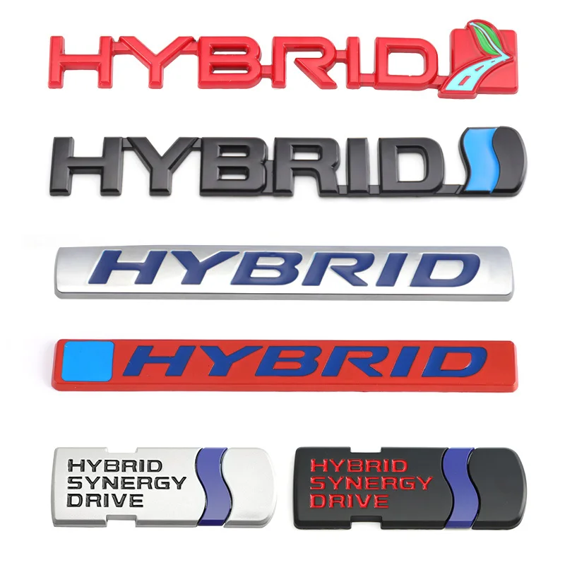 Car Sticker Emblem Auto Badge Decal for Hybrid Synergy Drive Letter ...