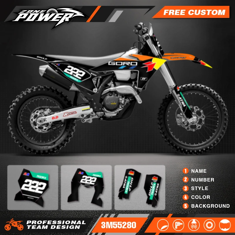 Powerzone-Custom-Team-Motorcycle-Graphics-Decals-Stickers-Kits-for-KTM ...