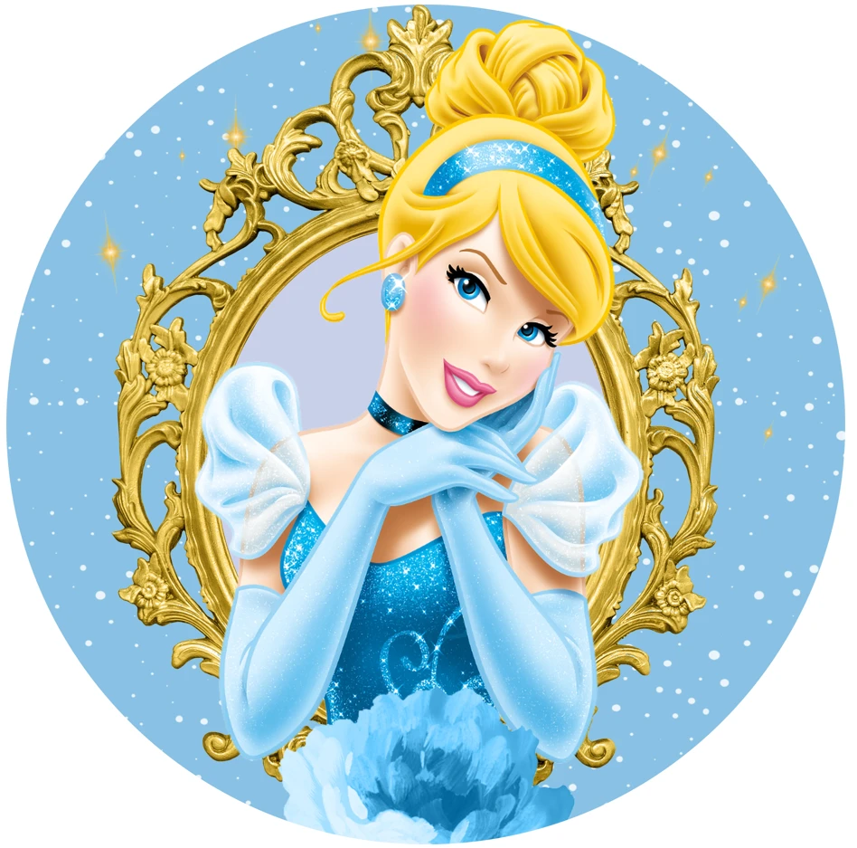 Fondo de princesa Cenicienta para niña, decoración de feliz cumpleaños ...