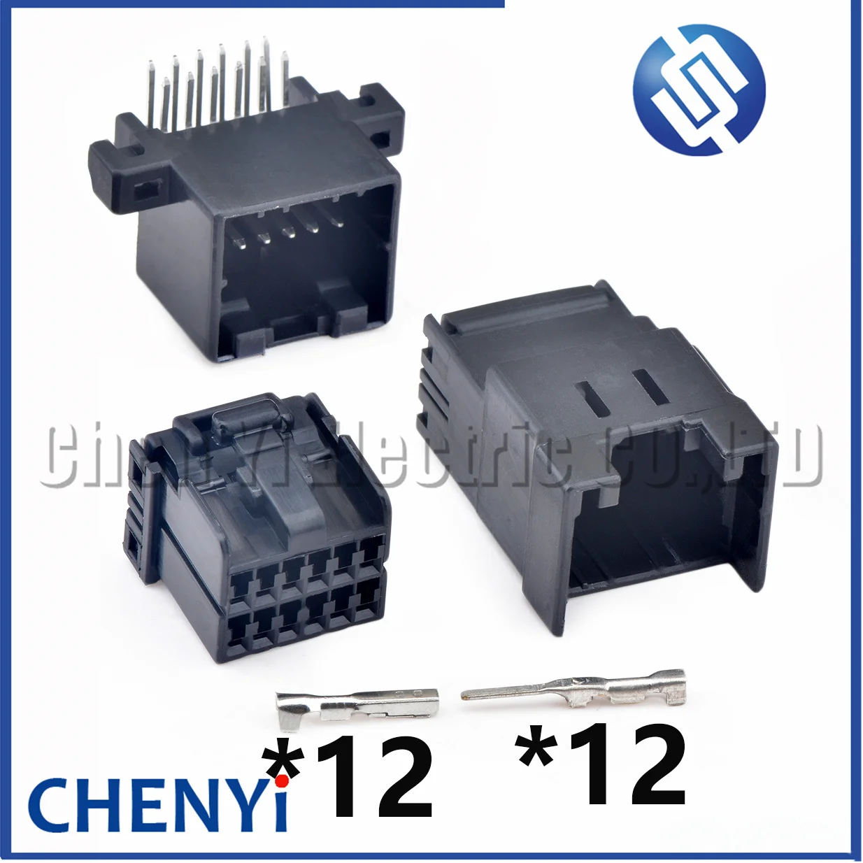 12 Pin 174058-2 174045-2 male or female Sealed black auto wire ...