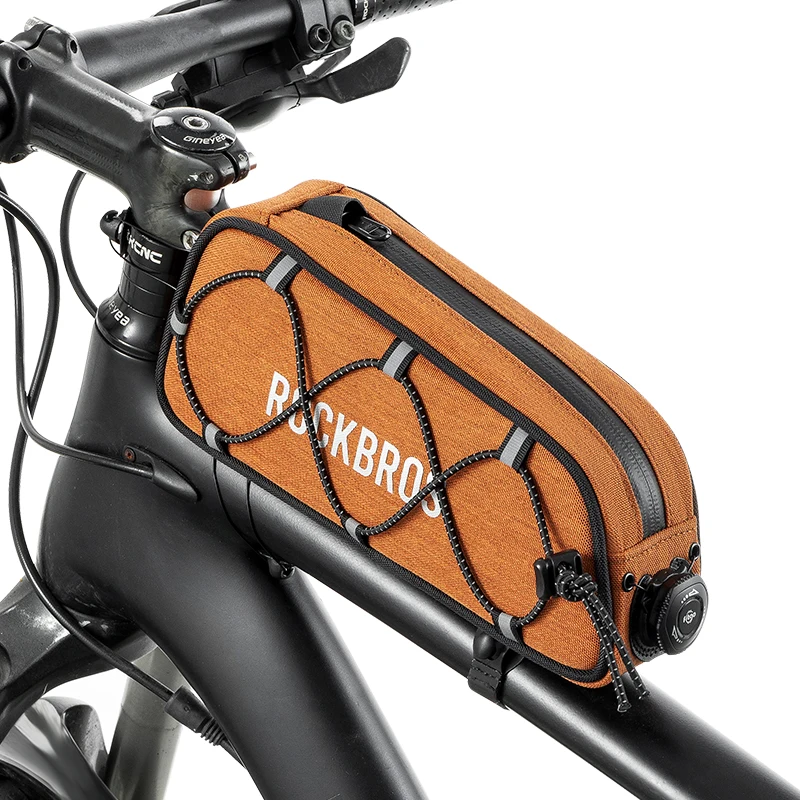 ROCKBROS-ROAD-TO-SKY-Bike-Bag-High-Capacity-Cycling-Front-Tube-Bag-Long ...