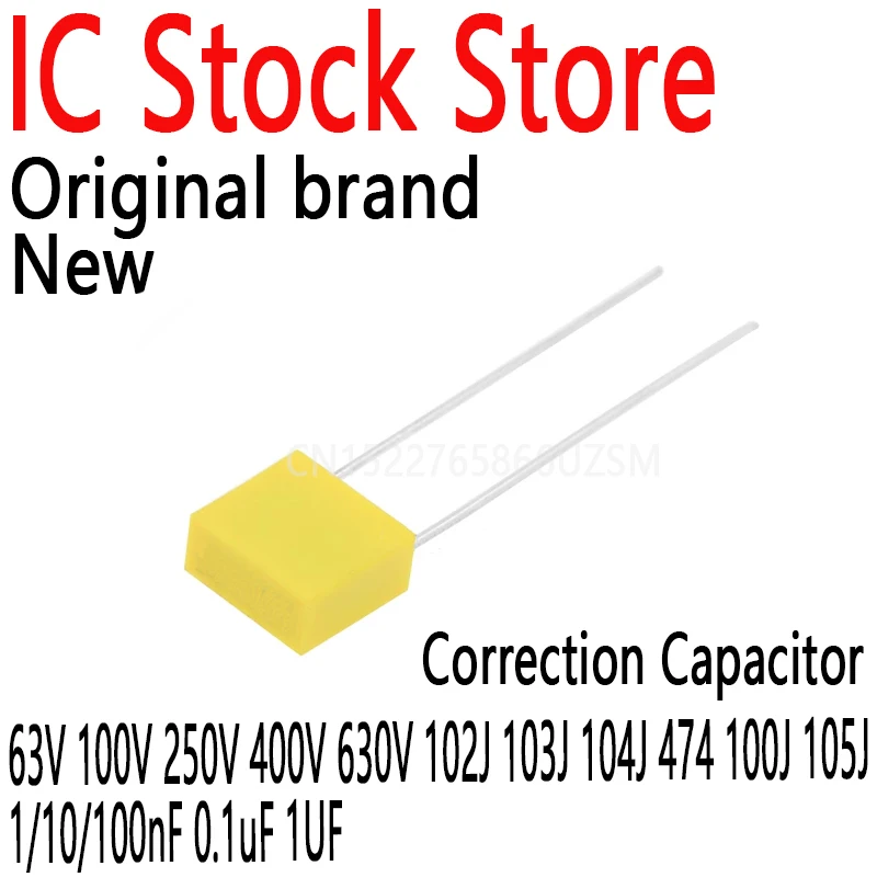 Polypropylene-Safety-Plastic-Film-Correction-Capacitor-63V-100V-250V ...