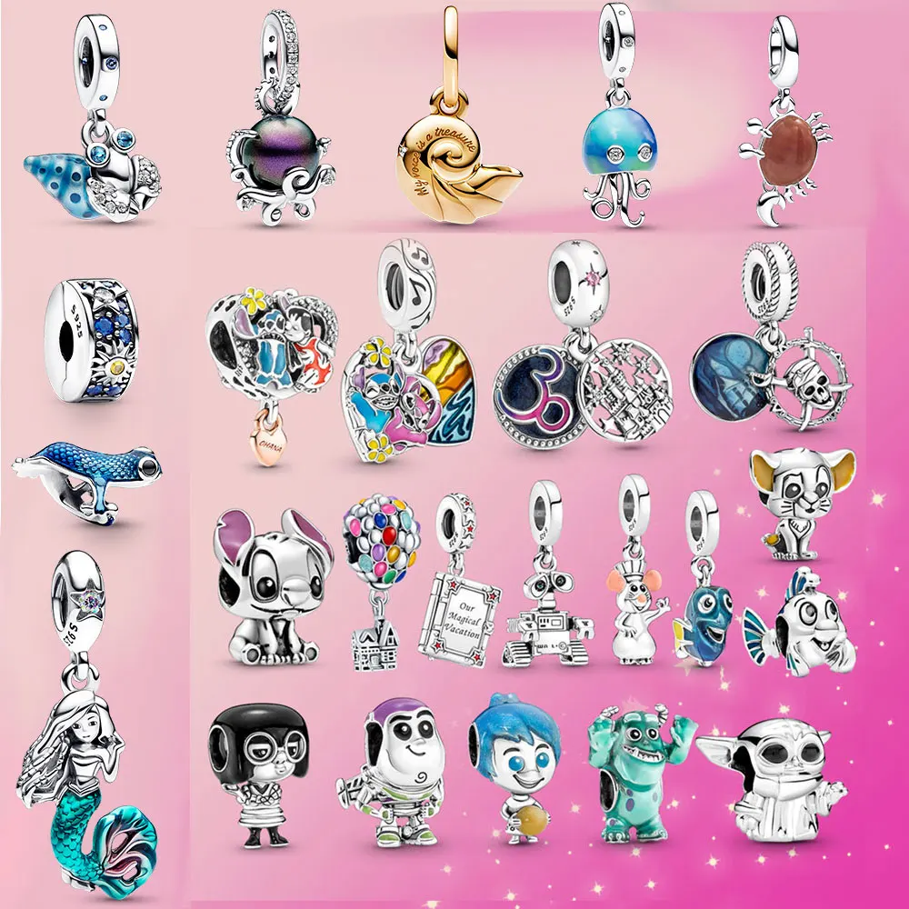 925-sterling-silver-charm-silver-Buzz-Lightyear-bead-Stitch-pendant-Fit ...