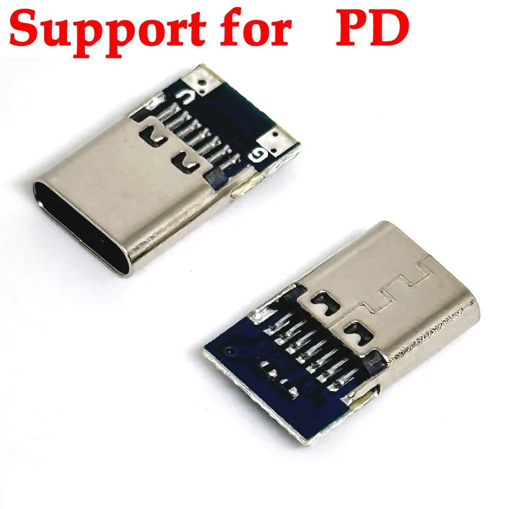 USB-3-1-type-c-Female-Connectors-Jack-Tail-Dual-resistor-usb-Dual ...