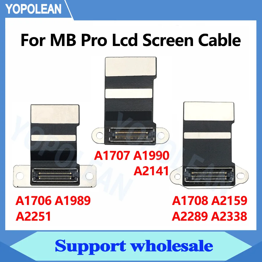New LCD Screen Display Flex Cable For Macbook Pro 13" 15" 16" A1706 ...