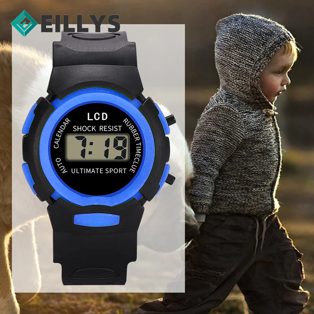 Kid Casual Watches Children Girls Analog Digital Sport Led Electronic ...