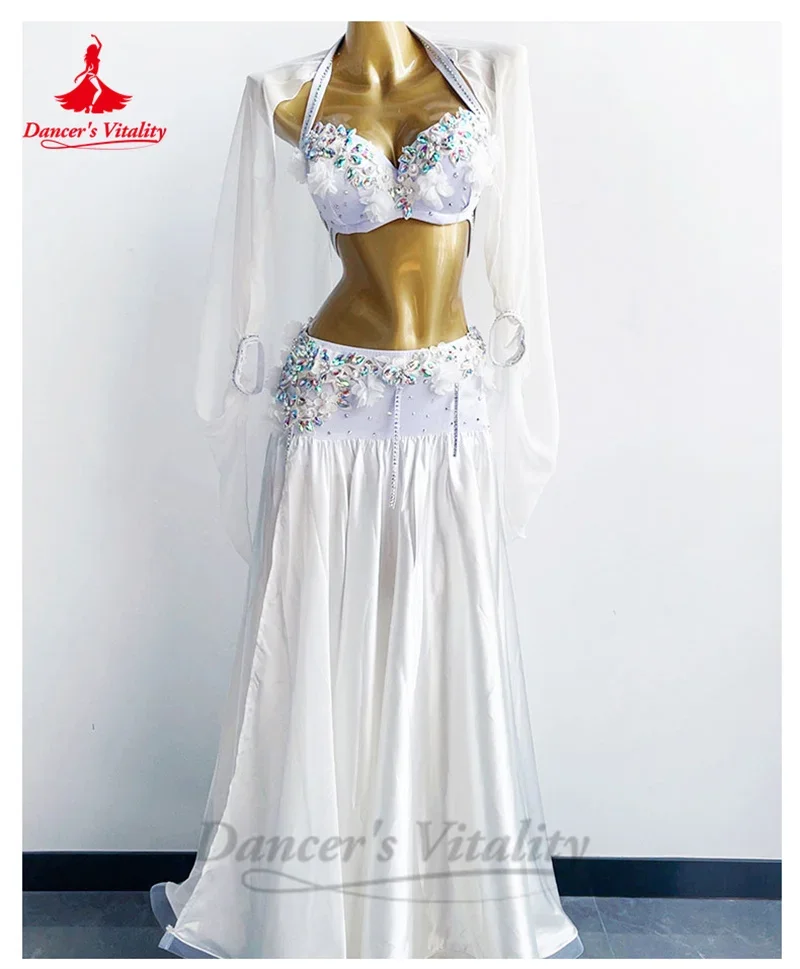 Belly-Dance-Performance-Suit-for-Women-Custom-Chiffon-Long-Sleeves-bra ...