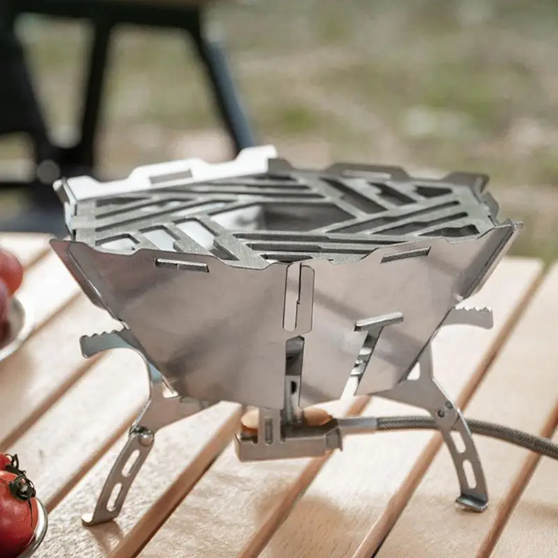 Outdoor-Camping-Picnics-Stainless-Steel-Fire-Gathering-Windscreen ...