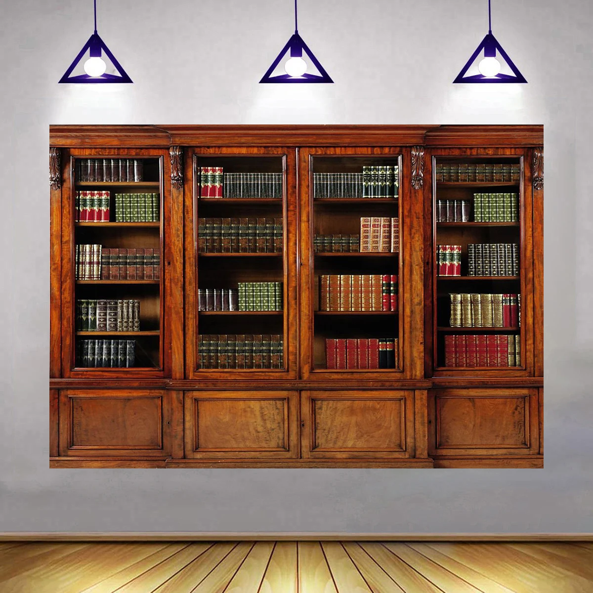 School-Library-Bookshelf-Backdrop-Vinyl-Classic-Modern-Racks-Vintage ...