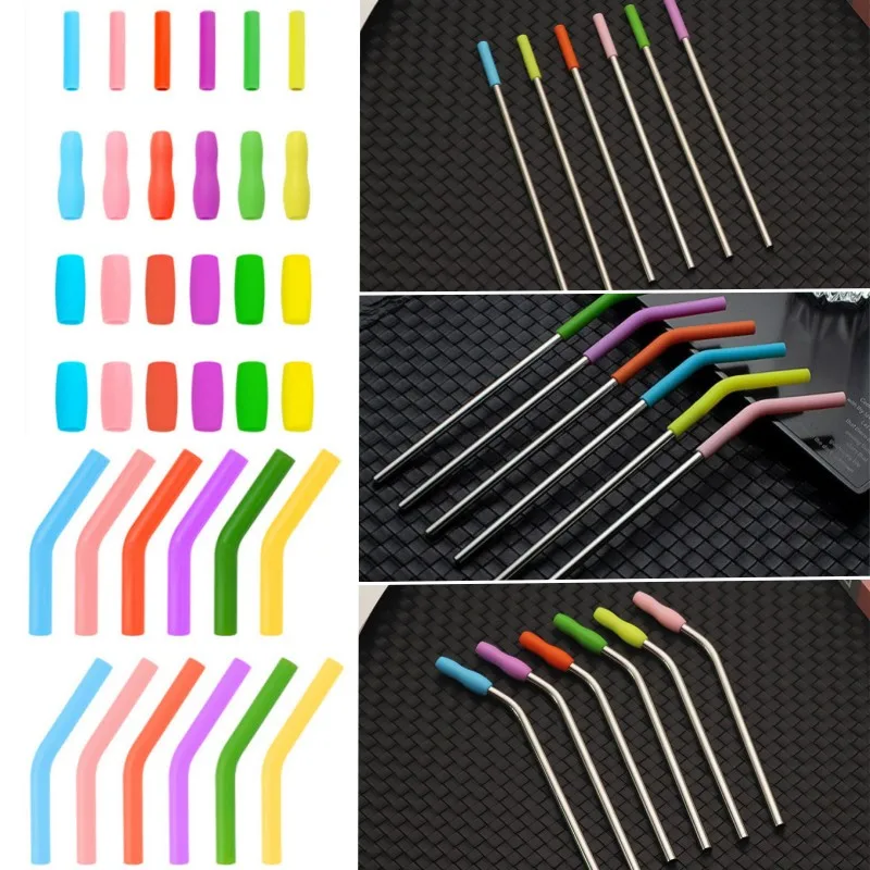 6pcs-Straw-Tip-Cover-Straw-Silicone-Tip-Straw-Cap-Protective-Cover-Anti ...