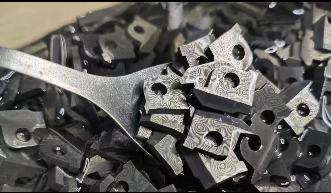 1-Pair-Damascus-Replacement-Wire-Cutter-Inserts-for-Leatherman-TTI-WAVE ...