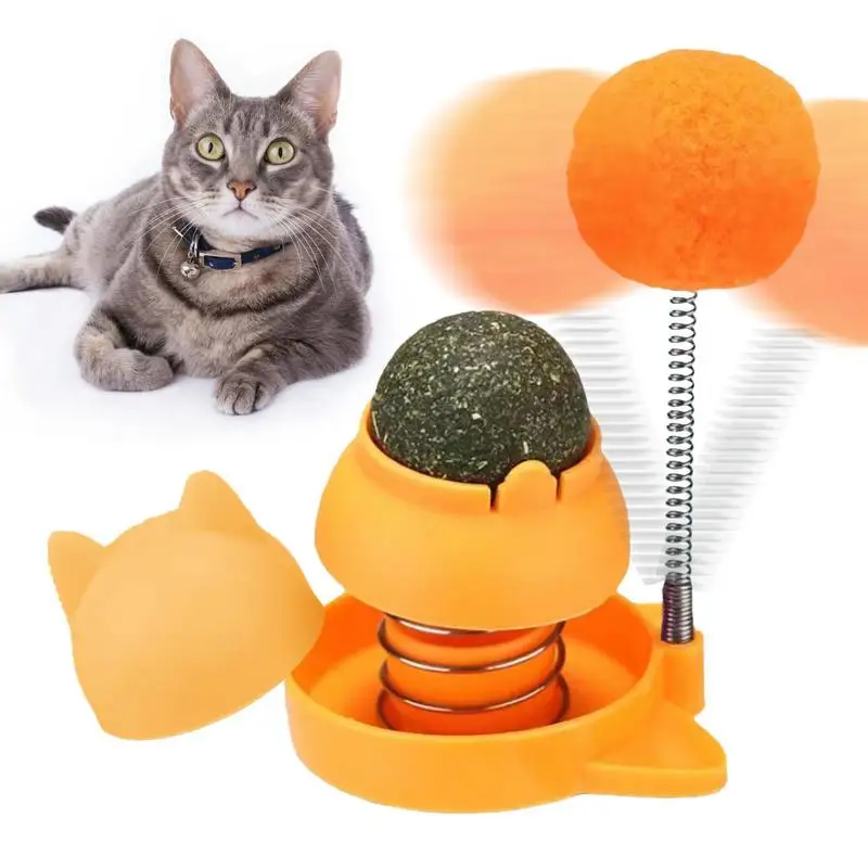 Catnip-Stickers-Rotatable-Cat-Licking-Balls-Edible-And-Healthy-With-Spring-Ball-Catnip-Bubbles ...