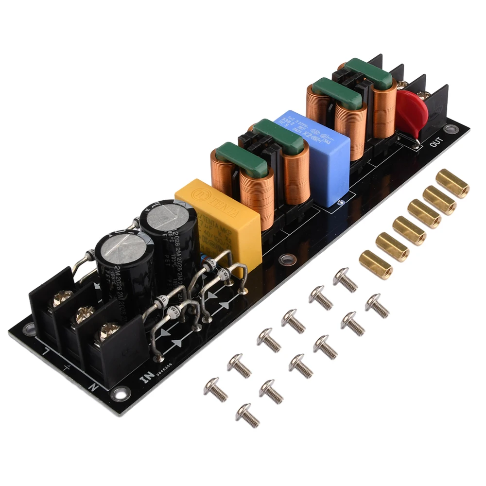 Alta-Efici-ncia-DC-Power-Supply-M-dulo-De-Filtro-DIY-udio-Som-Home ...