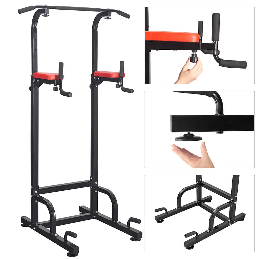RELIFE-Power-Tower-Dip-Station-Pull-Up-Push-Ups-Bars-Home-Horizontal ...