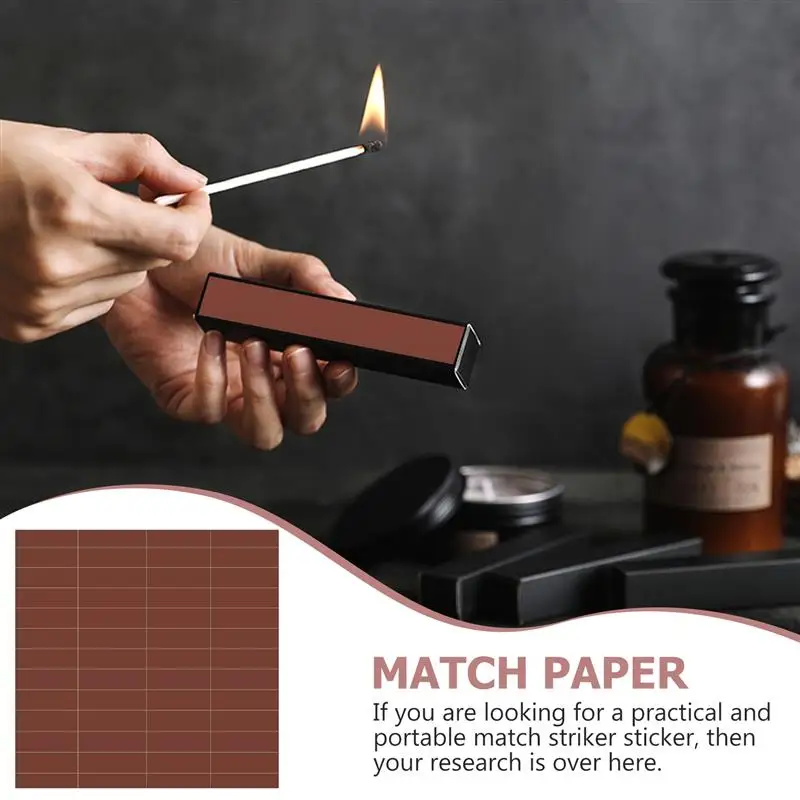 24pcs-Matchstick-Striker-Adhesive-Matches-Flame-Paper-Match-Stickers ...