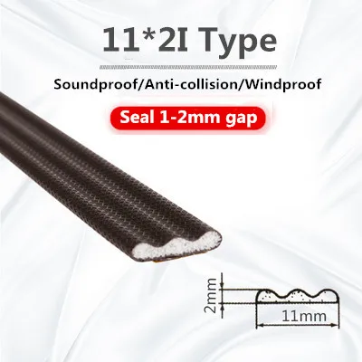 Multi-shapes 6M Soundproof Foam Window Sealing Strip Door Weather ...