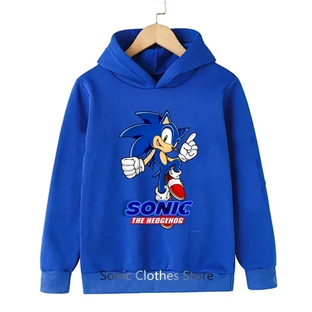 Sudadera con capucha de Sonic para niños y niñas, suéter con capucha de ...