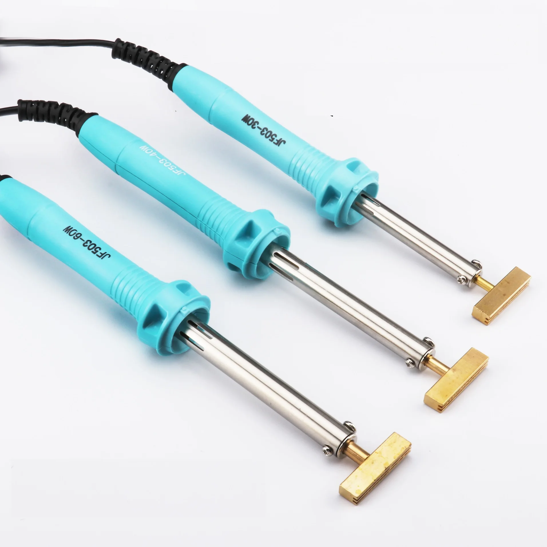 30w 60w 40w Soldering Iron T Tip T head Copper T Tips + Rubber Cable ...