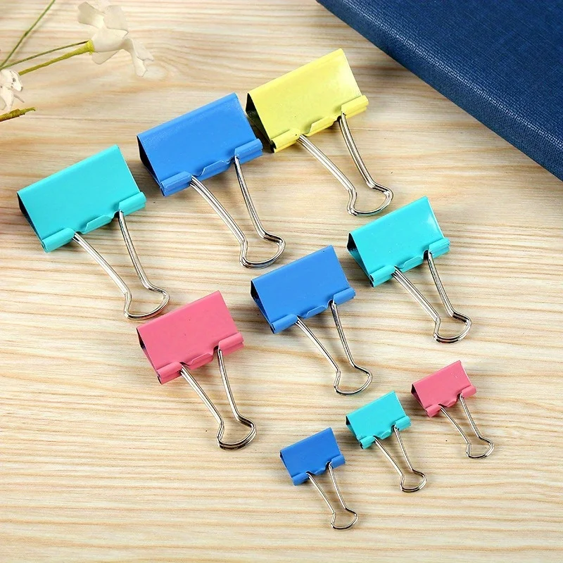 32mm/41mm/51mm 12/24Pcs Color Long Tail Clip Dovetail Clip Large Medium ...
