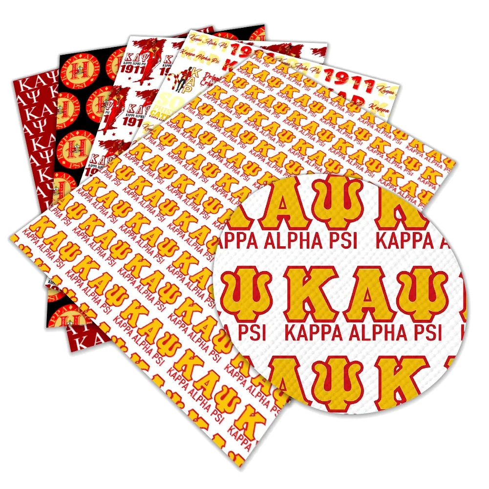 22x30cm-Kappa-Alpha-Psi-Fraternity-Print-Pattern-Artificial-Leather ...