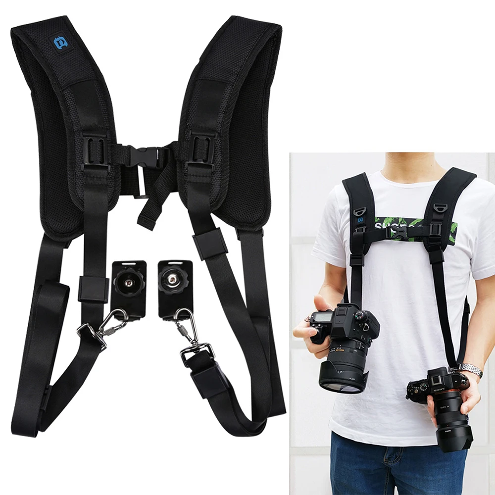Shoulder Neck Dual Straps Photography Belt Mount Accessories with Quick ...