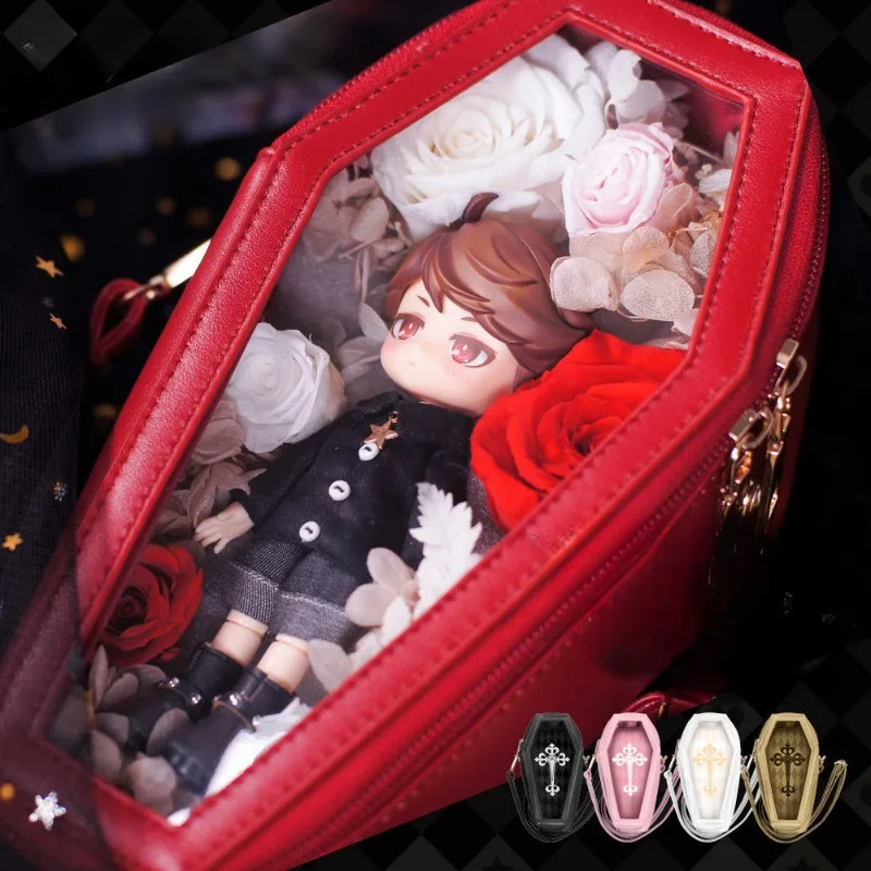 OB11-BJD-Doll-Coffin-Transparent-Mini-Bag-Gothic-Banpaia-Vampire-Coffin ...