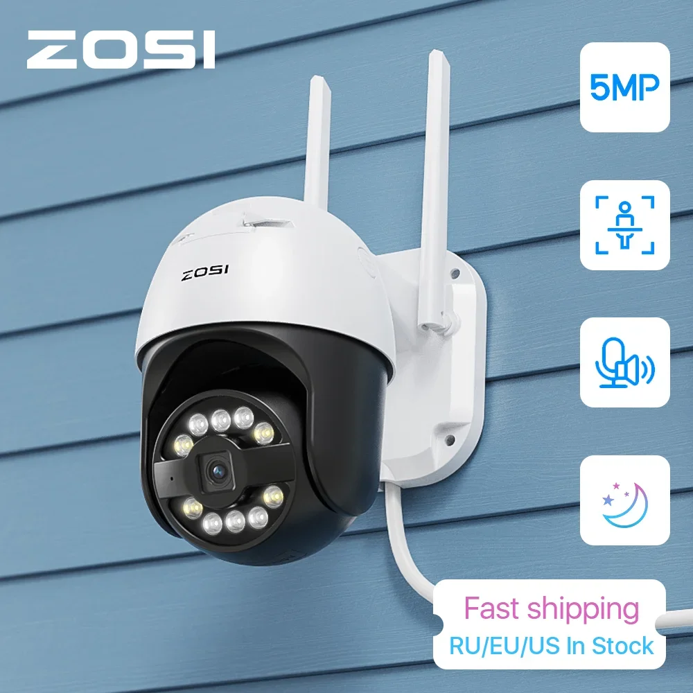 ZOSI-C296-5MP-8MP-PTZ-WiFi-Camera-Person-Vehicle-Package-Detect ...
