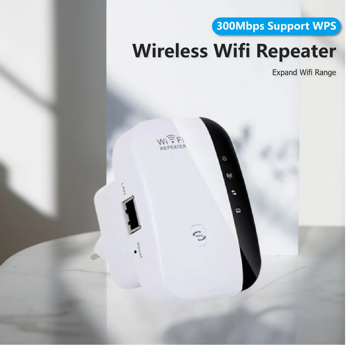 Wireless-Repeater-2-4GHz-300Mbps-Powerline-Network-Adapter-Router-Wi-Fi ...