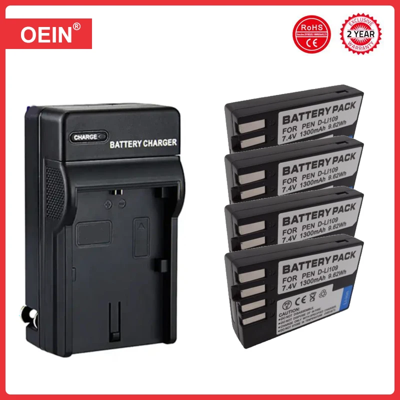 1300mAh-D-Li109-D-Li109-DLi109-Rechargeable-Battery-for-Pentax-K-70-K70 ...