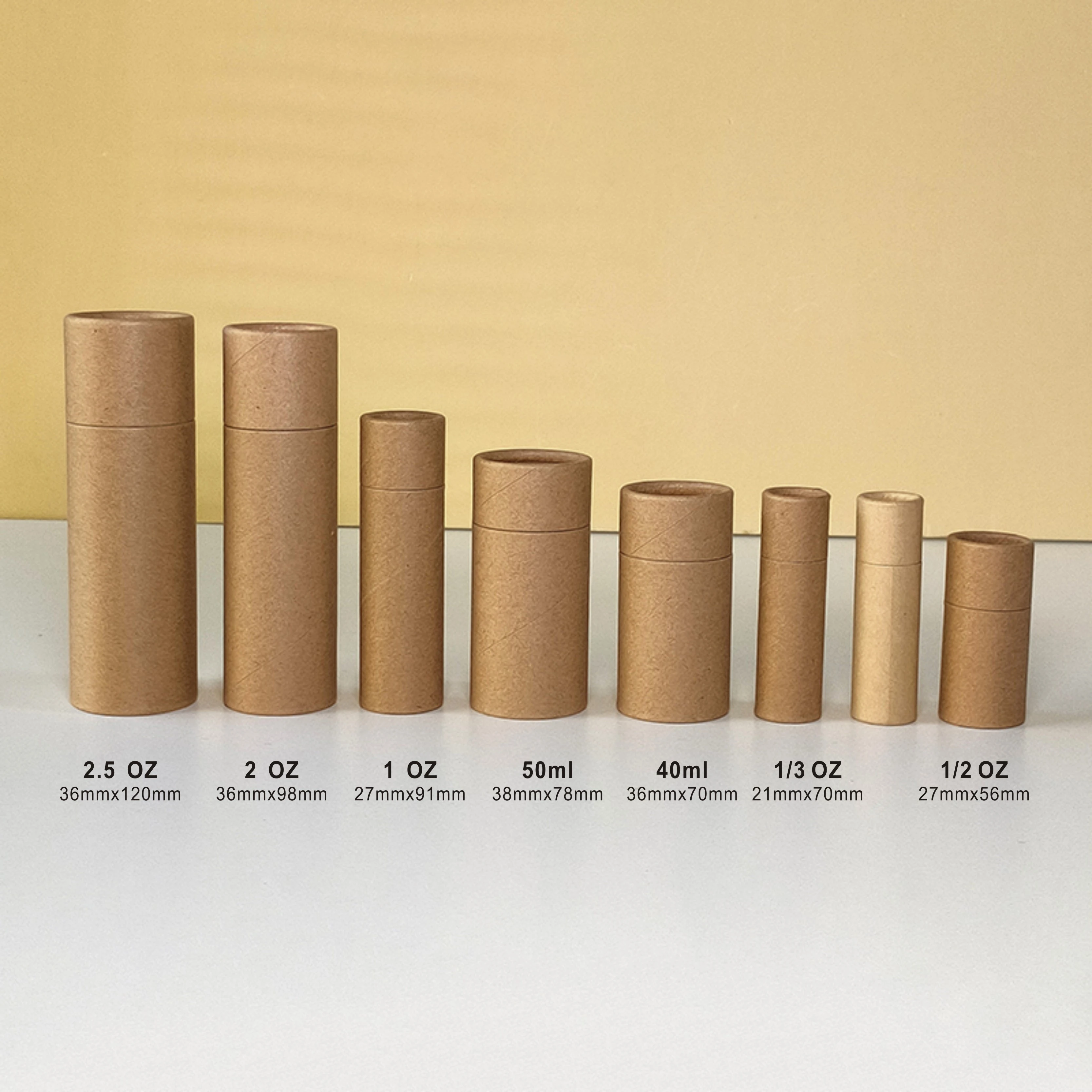 Wholesale Eco Friendly Kraft Paper Push Up Tubes Biodegradable ...