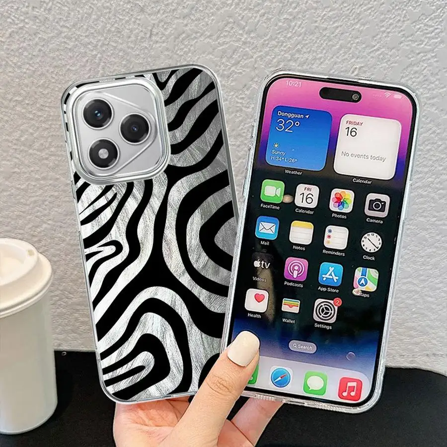 Black Leopard Soft Shell Case for HONOR 400 Lite (Mix01)