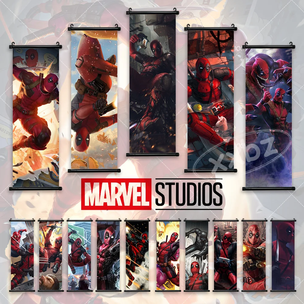 P-ster-de-Deadpool-pintura-colgante-de-agente-X-Merc-con-boca-decoraci ...