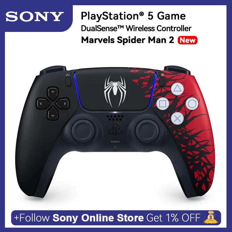 PS5-Command-Spider-Man-2-Sony-PlayStation-DualSense-Wireless-Controller ...