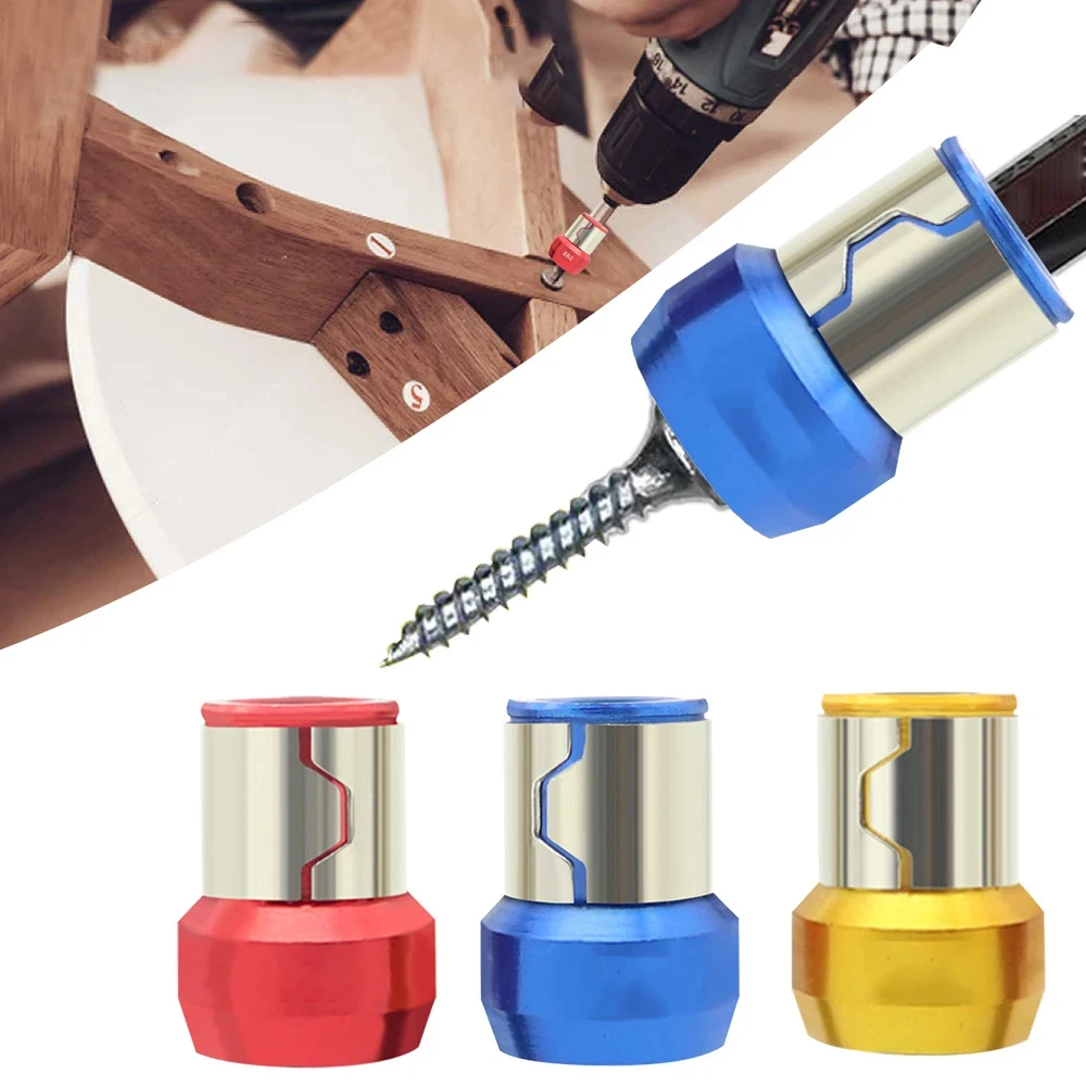 Magnetic-Bit-Holder-Alloy-Electric-Magnetic-Ring-Screwdriver-Bit-Anti ...