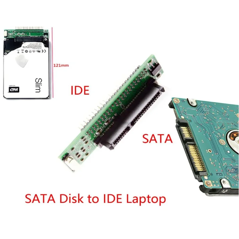 2.5" SATA to IDE Converter for Laptop Drive,2.5 Inch HDD SSD Serial ATA ...