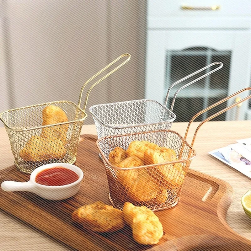 French-Fries-Chips-Basket-Portable-Stainless-Steel-Frying-Basket-Fried ...