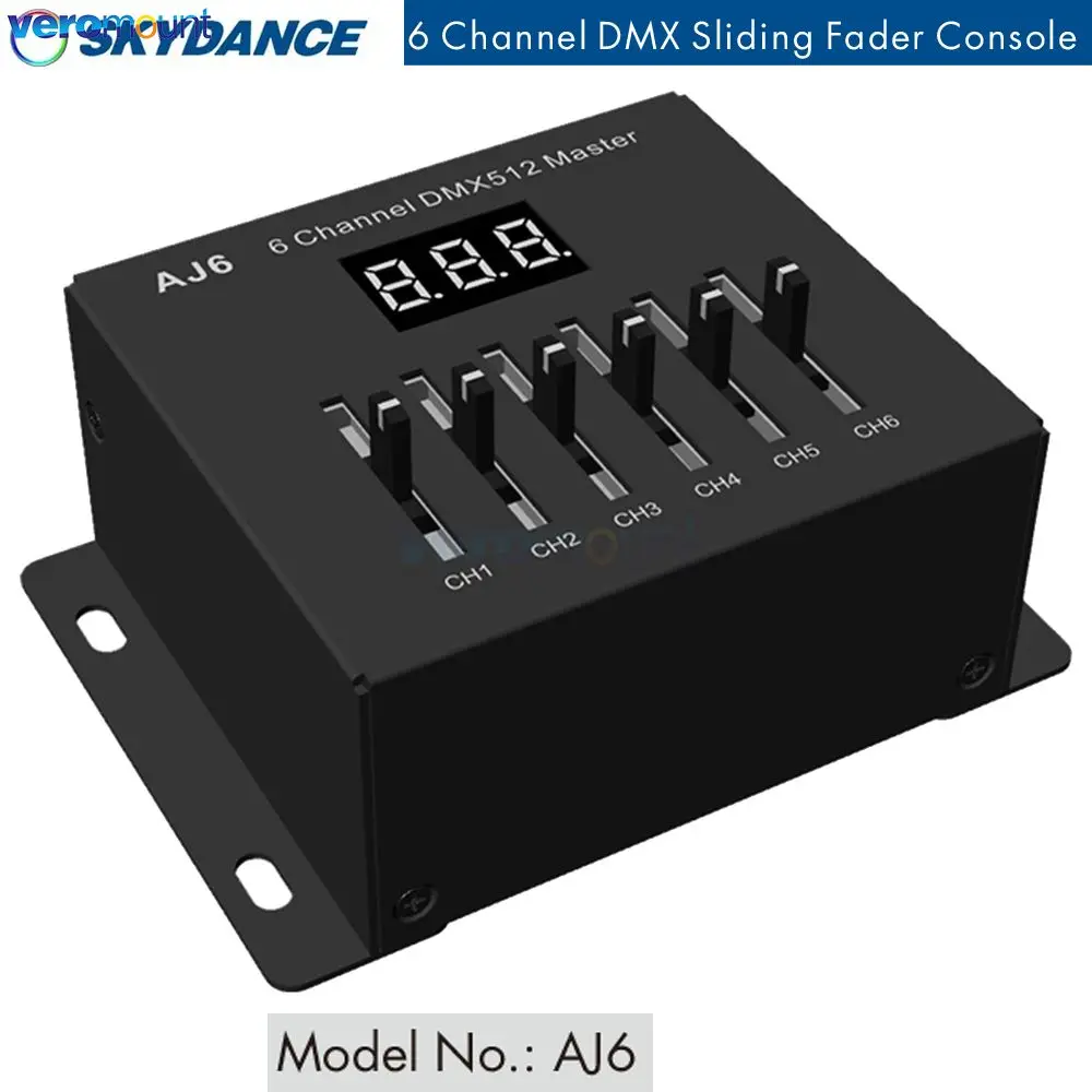 Skydance-AJ6-6-Channel-Digital-DMX-Decoder-Sliding-Fader-Console-5V ...