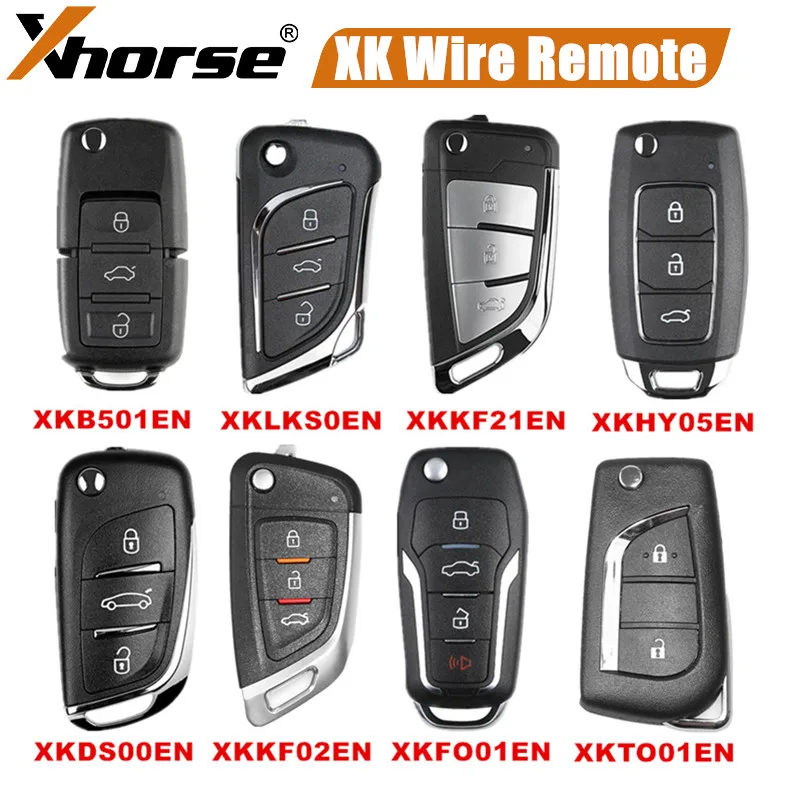 Xhorse-mando-a-distancia-XK-Wire-XKB501EN-XKLKS0EN-XKKF21EN-XKHY05EN ...