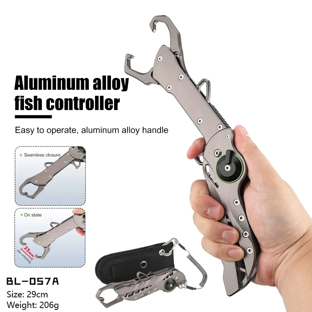 Portable-Fish-Grip-Grabber-Keeper-Folding-Lip-Holder-Pliers ...
