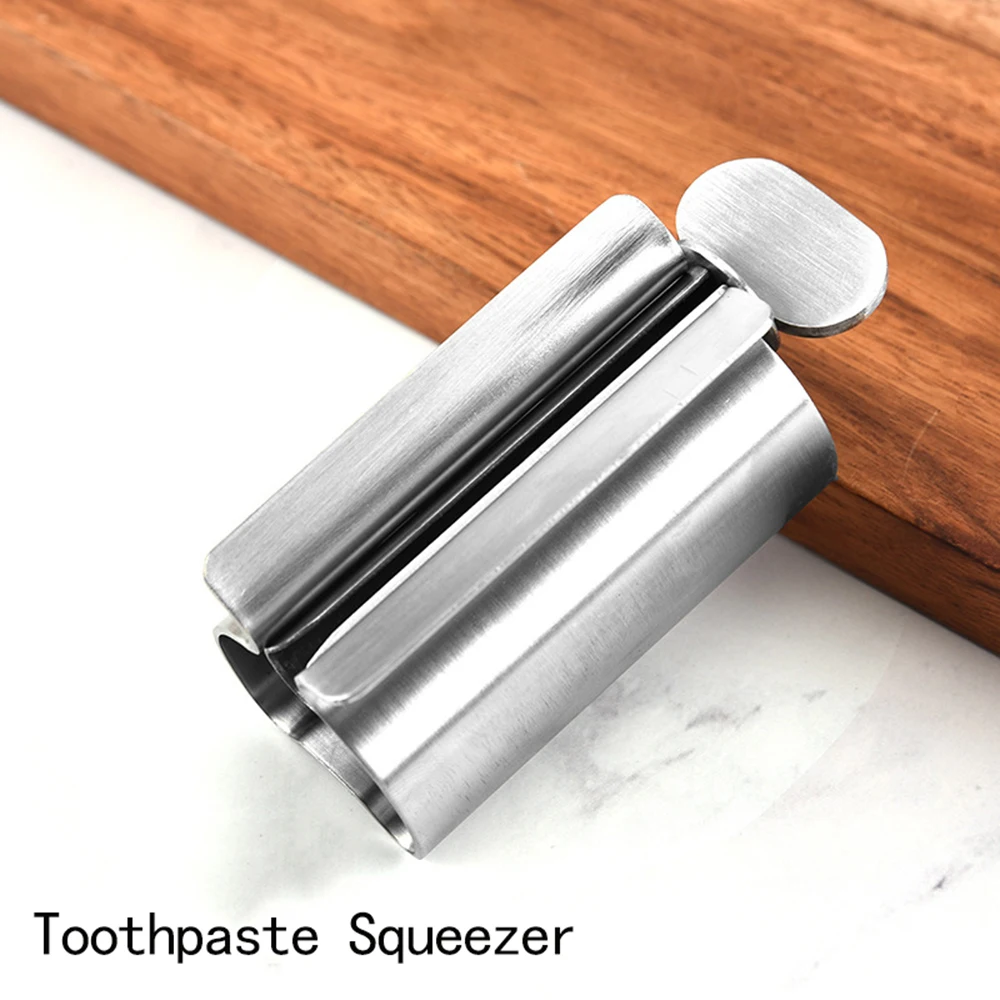 Metal-Extrusion-Toothpaste-Dispenser-Tool-Stainless-Steel-Toothpaste ...