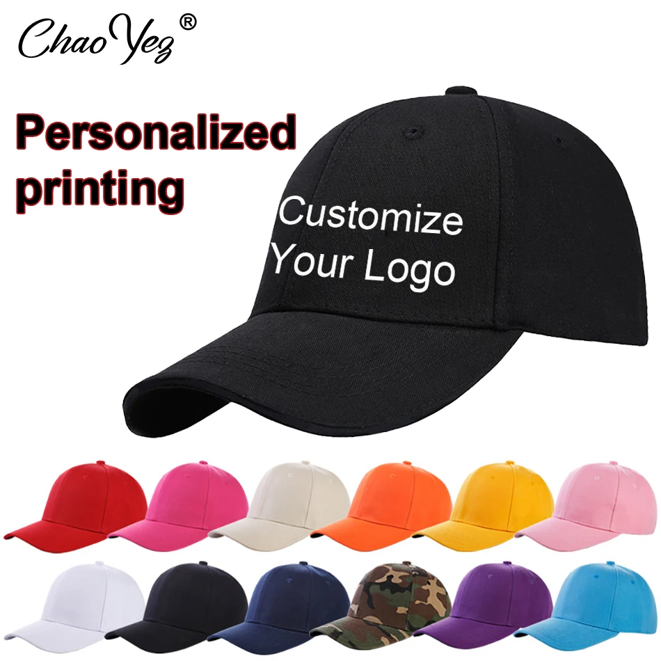 Custom-Print-Baseball-Caps-For-Men-Woman-Hat-Custom-Logo-Men-s-cap ...