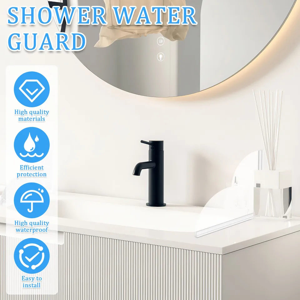Shower Guard Bathtub Splash Guard 2pcs Bathtub Shower Splash Guard ...