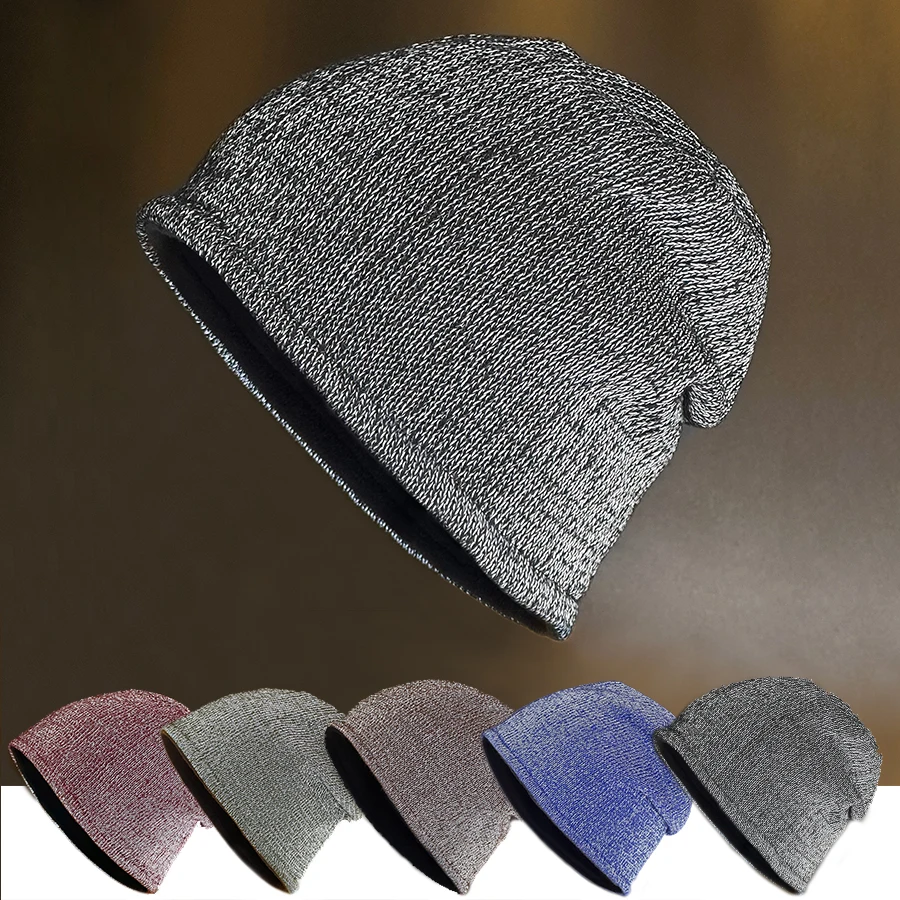 New Fashion Night Reflective Hat Autumn Winter Beanies Men Women Sport ...